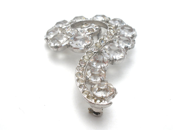 Clear Rhinestone Question Mark Brooch Pin Vintage – The Jewelry Lady's ...